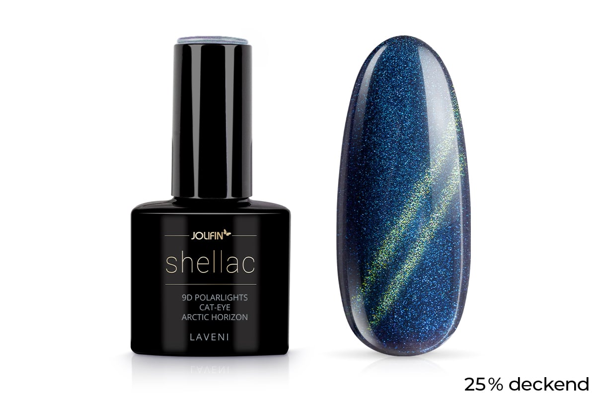 Jolifin LAVENI Shellac - 9D Polar Lights Cat-Eye arctic horizon 10ml ...