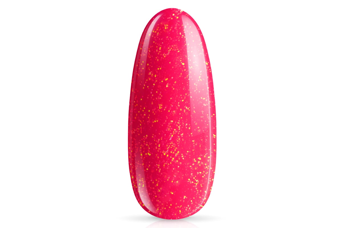 Jolifin colour gel neon-coral sparkle 5ml | 7065AFT