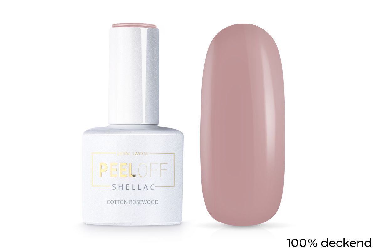 Jolifin LAVENI Shellac PeelOff - cotton rosewood 10ml | 17666T