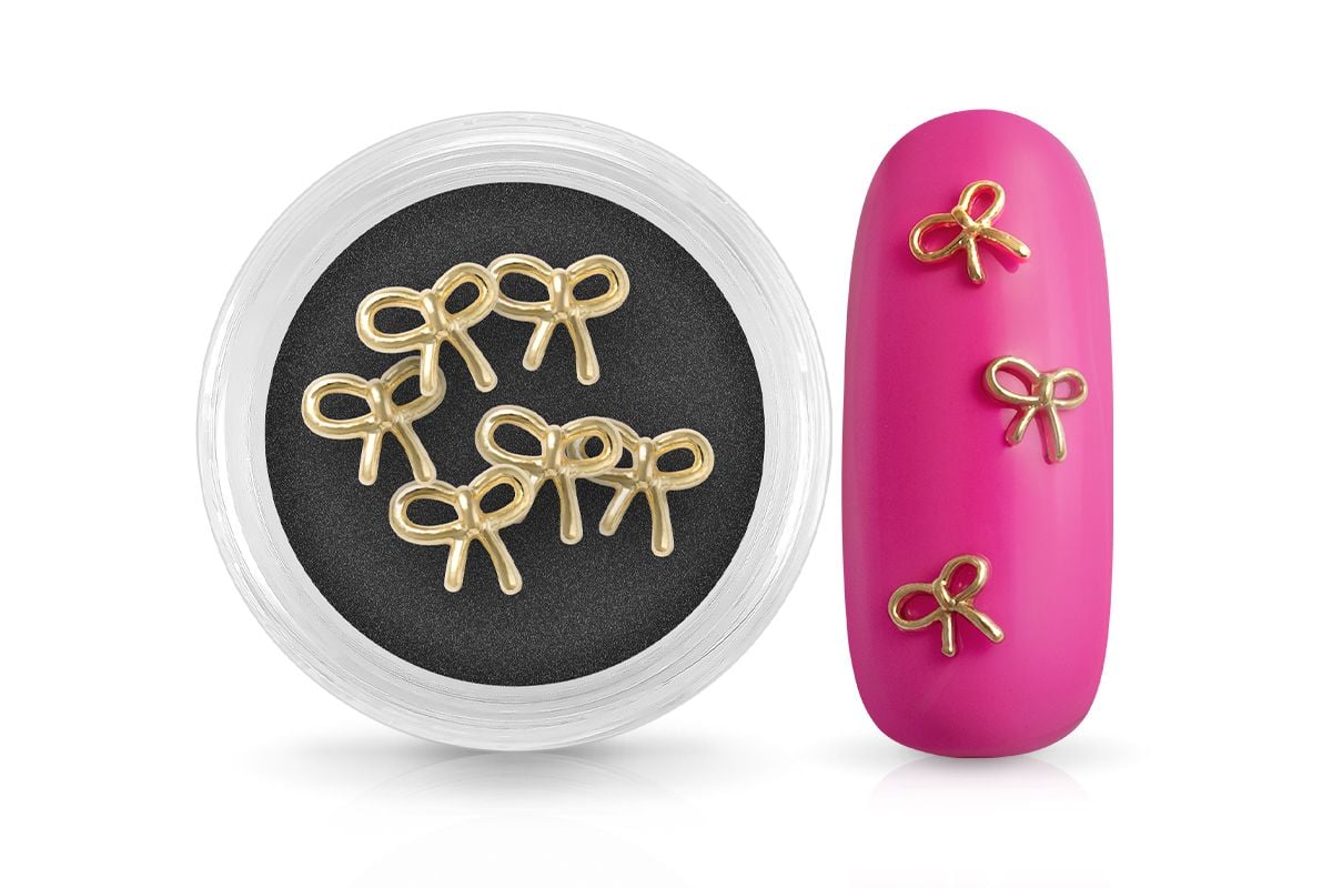 Jolifin Overlay Micro bows gold | Jolifin